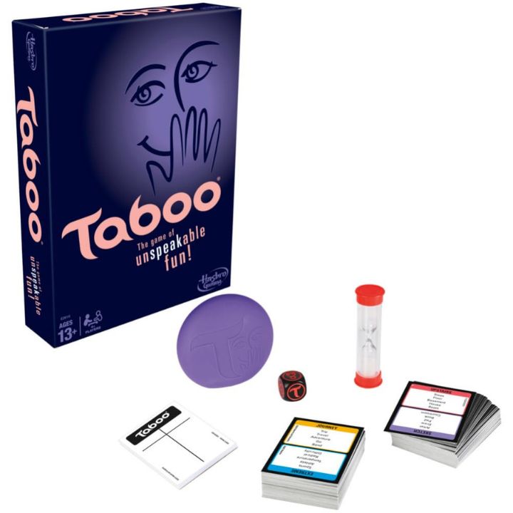 Hasbro Taboo Board Game, Guessing Game, Multicolor – Juplay World