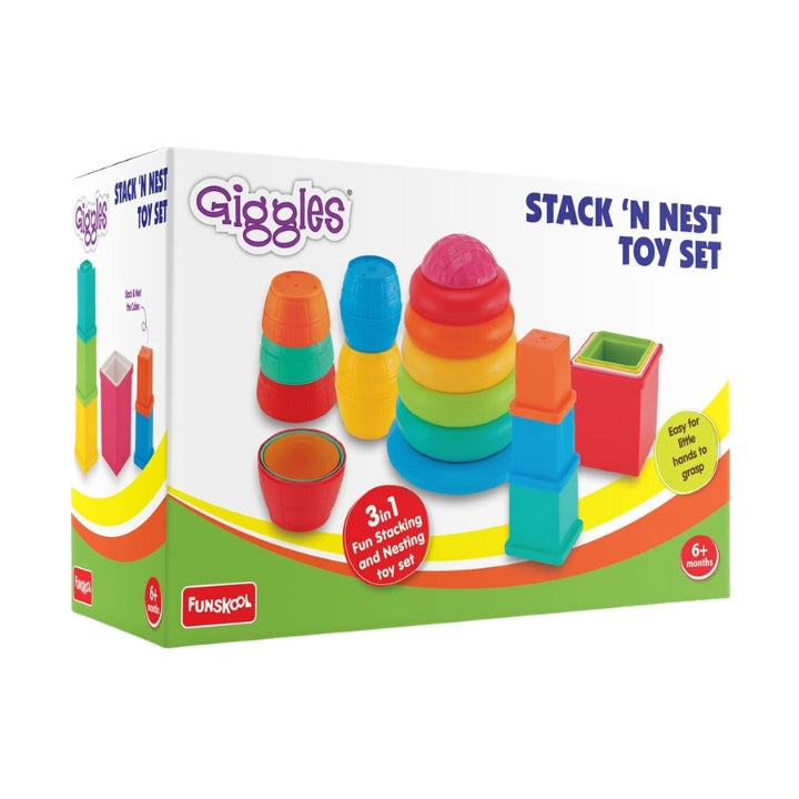Giggles - Stack N Nest Toy – Juplay World