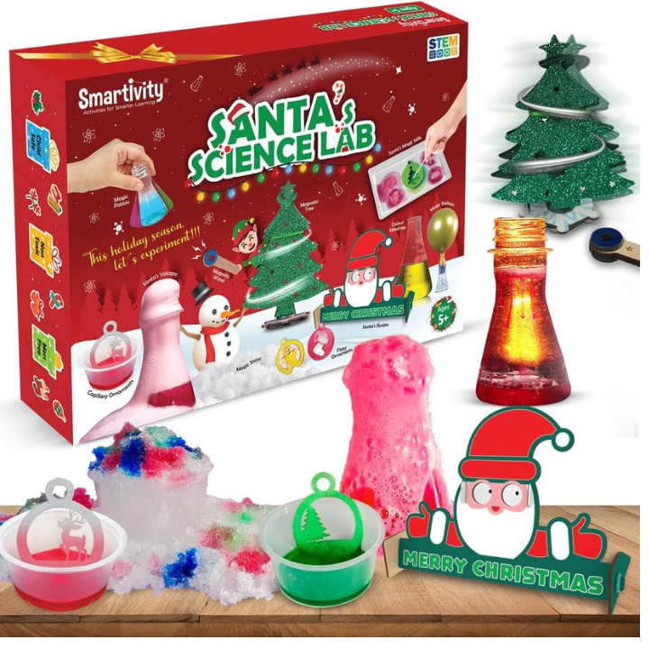 Smartivity Christmas Science Kit for Kids, Santa Science Lab Kit Chris ...
