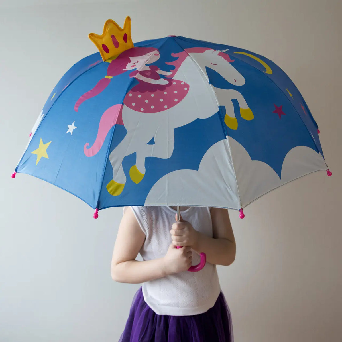 Smifu Pop Up Unicorn Girl Kids Umbrella – Juplay World