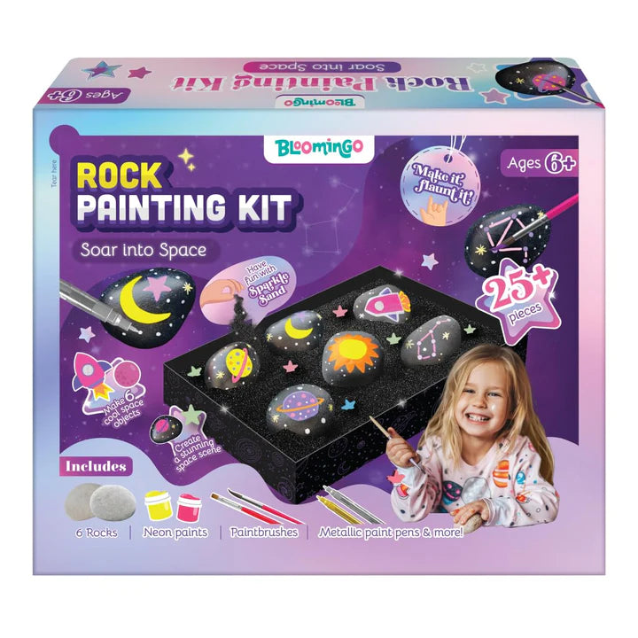 Rock Painting-Soar Into Space Art & Craft Kit – Juplay World