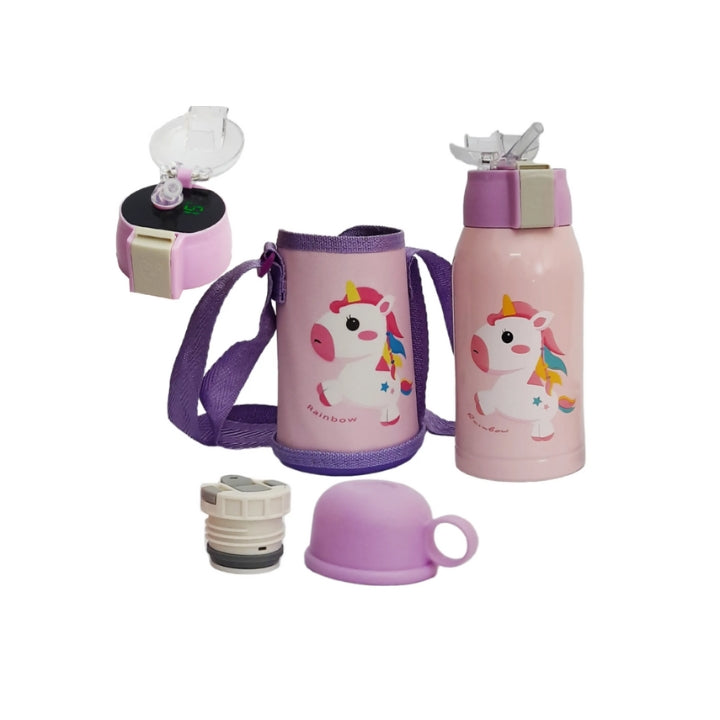Cute Cartoon Character Sipper Bottle with cover (Temperature Bottle ...