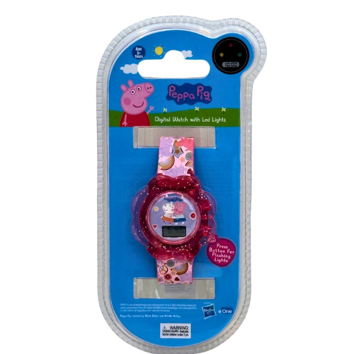 Striders- Peppa Pig Digital Watch 4 with LED Lights – Juplay World