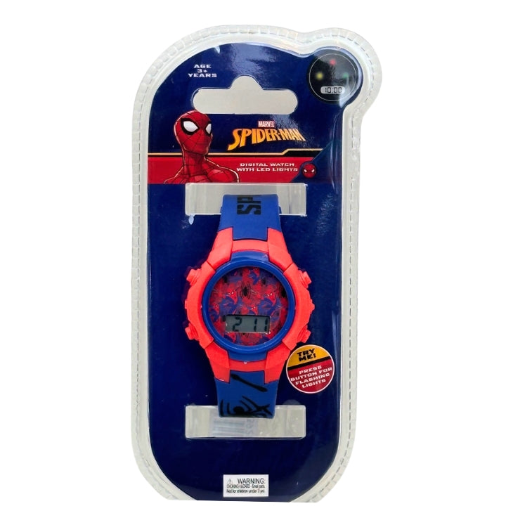 Striders- Marvel Spider-Man Digital Watch 1 with LED Lights – Juplay World