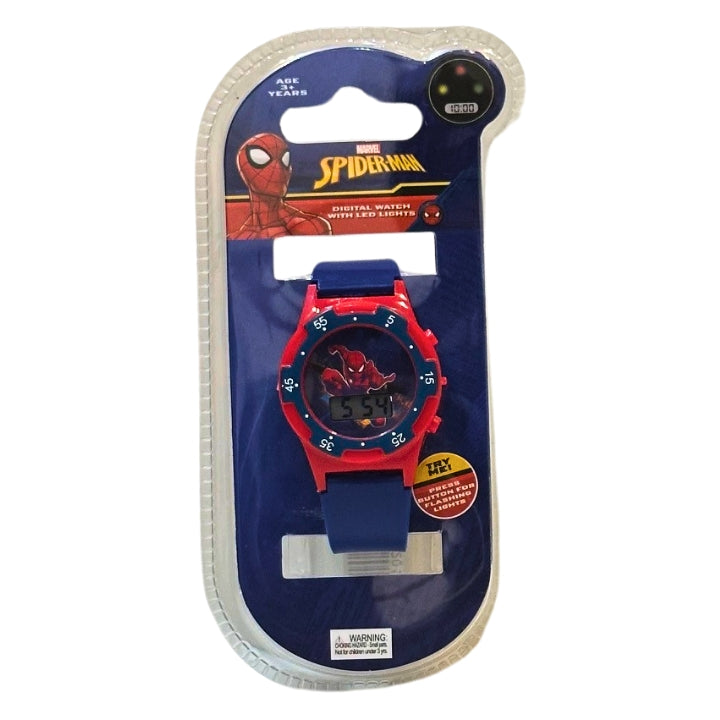 Striders- Marvel Spider-Man Digital Watch 5 with LED Lights – Juplay World