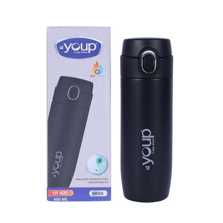 YOUP Thermosteel Insulated Double Wall Pink Color Water Bottle Brisk ...