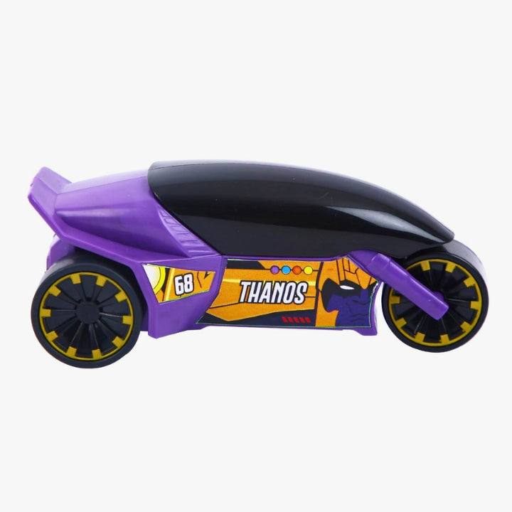 Skoodle Marvel Pull-Back Rider Bike for Kids - Thanos Edition Motorcyc ...