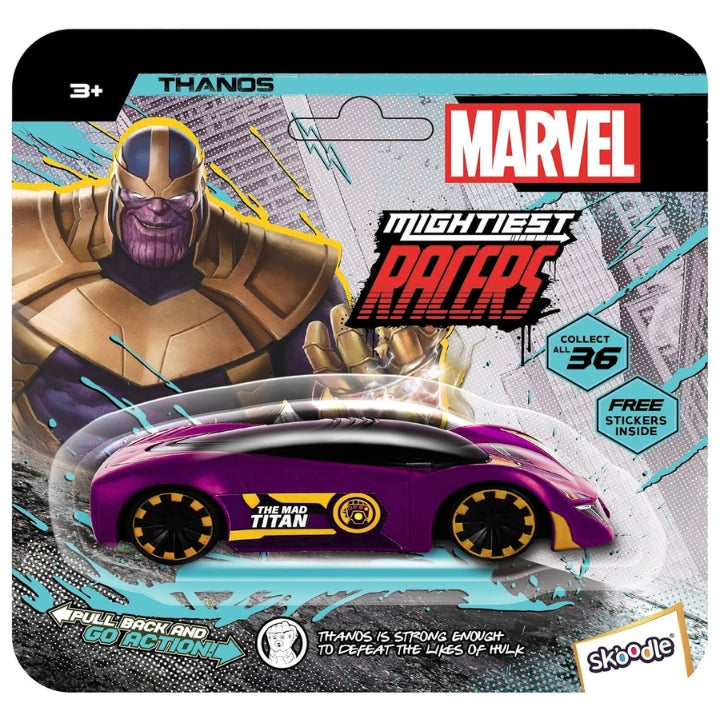 Skoodle Marvel Pull-Back Mightiest Racers Car for Kids - Thanos Editio ...