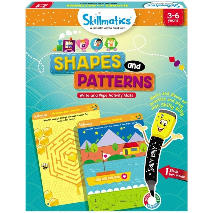 Skillmatics Educational Game - Shapes and Patterns, Reusable Activity ...