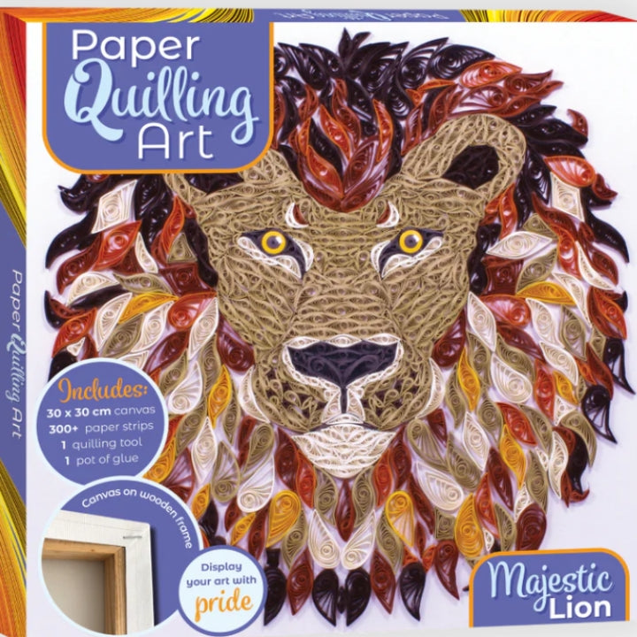 Paper Quilling Art Kit: Majestic Lion – Juplay World