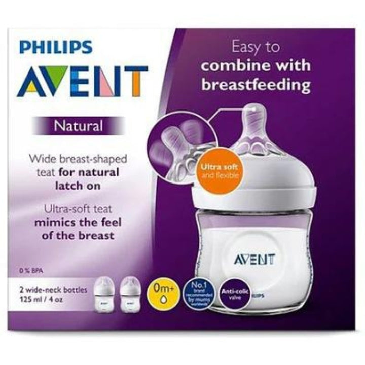 Philips Avent Natural Baby Milk Feeding Bottle - (Twin Pack) – Juplay World