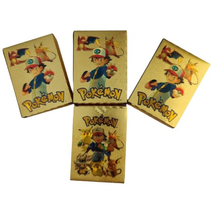 Pokemon 55 PCS Golden Foil Cards Pack TCG Deck Box - V Series Cards Vm ...