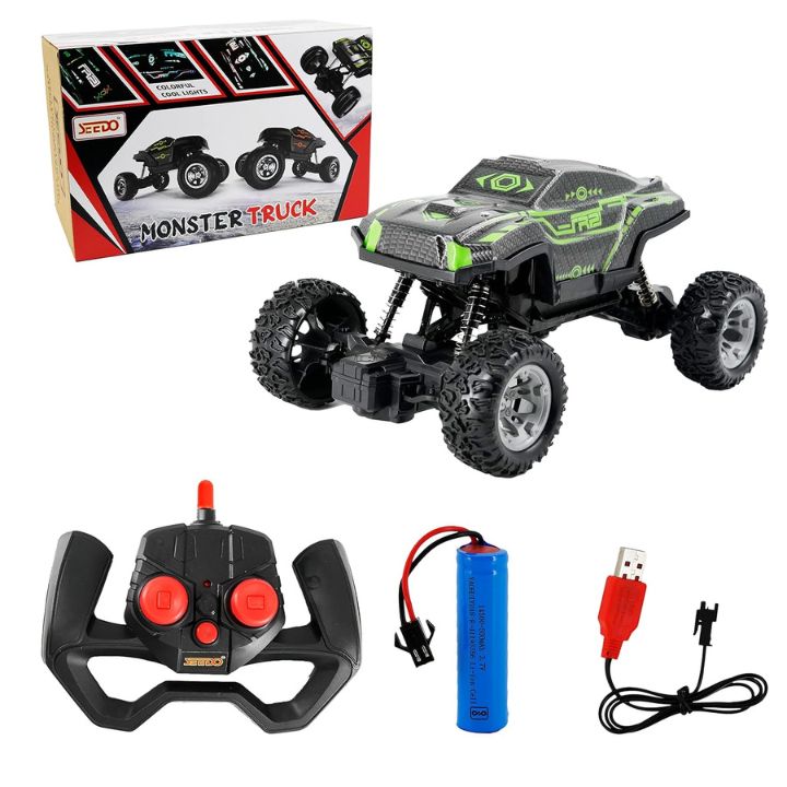 SEEDO Rechargeable Offroad 4x4 Strong Suspension Remote Control Monste ...