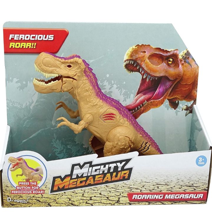 Mighty Megasaur Dinosaur Roaring Trex, Action Figure – Juplay World