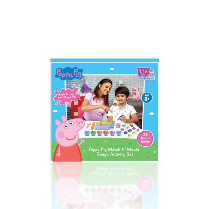Peppa Pig Soft Dough Match N' Mould Cube Activity Set – Juplay World