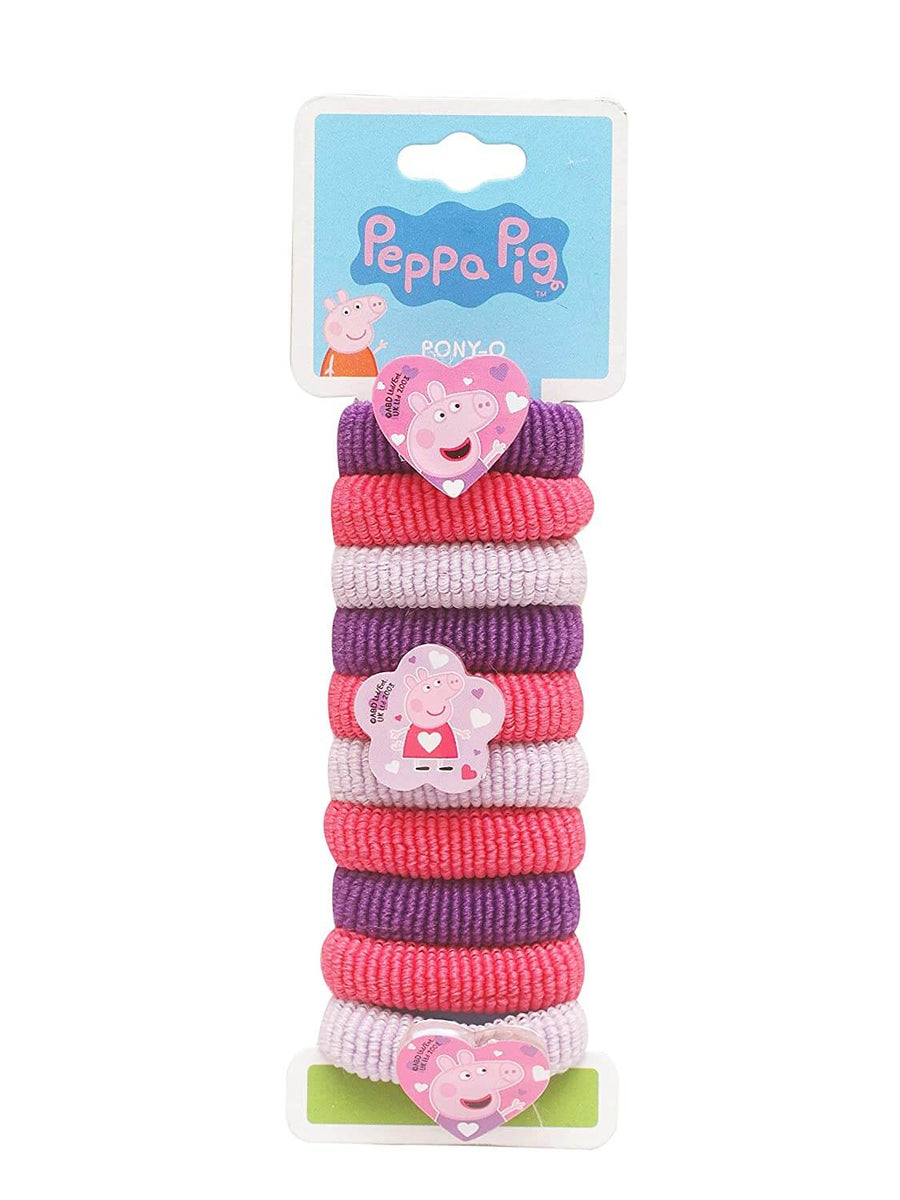 Stoln- Peppa Pig Set of Pink and Purple Rubber Band (Multicolour ...